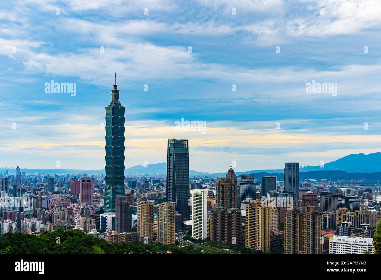 city view of Taipei, Taiwan Stock Photo - Alamy