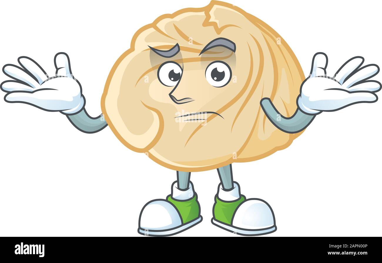 Super Funny Grinning dumpling mascot cartoon style Stock Vector Image ...