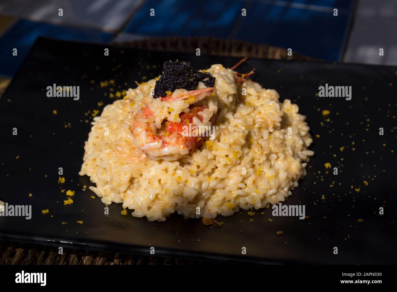 Seafood risotto hi-res stock photography and images - Alamy