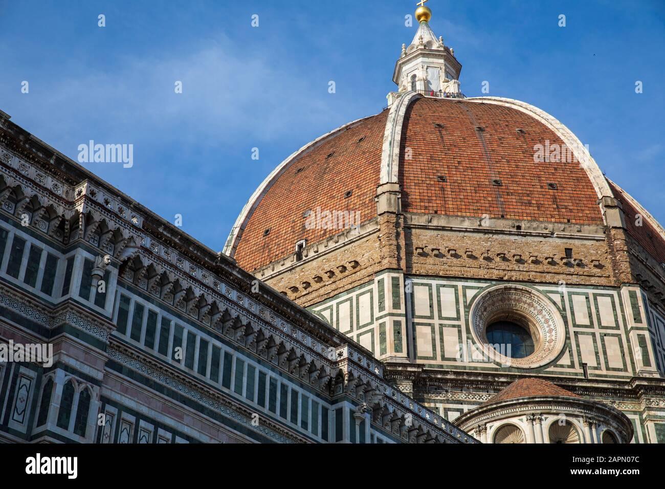 Florence Cathedral (detail) & Dome Stock Photo - Alamy