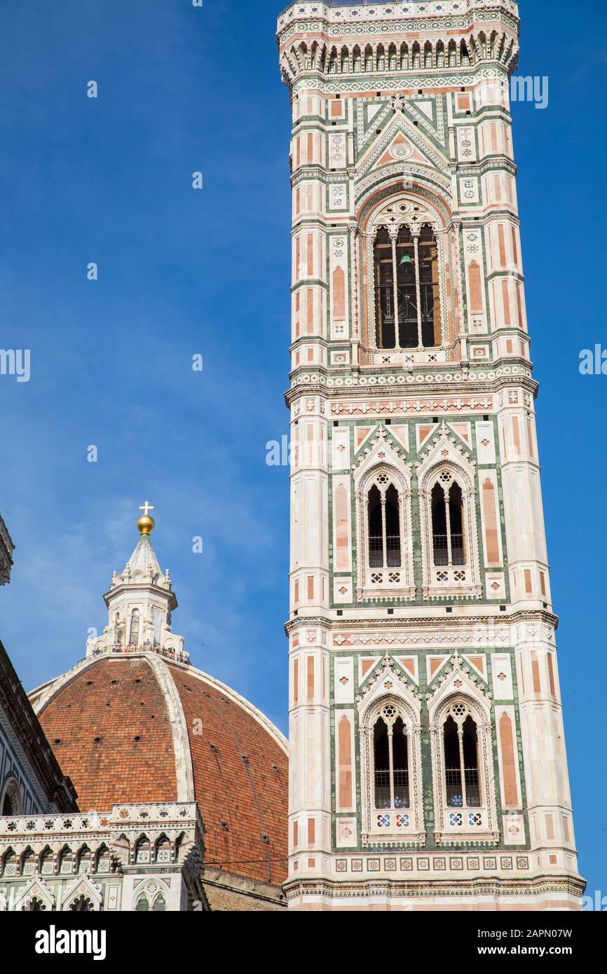 Florence Cathedral & Bell Tower (detail Stock Photo - Alamy