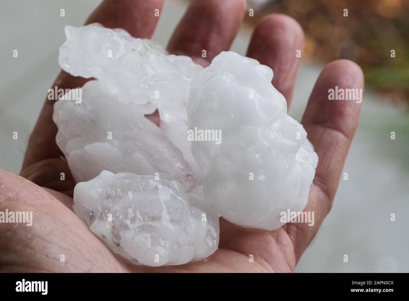 Hail stones hi-res stock photography and images - Alamy
