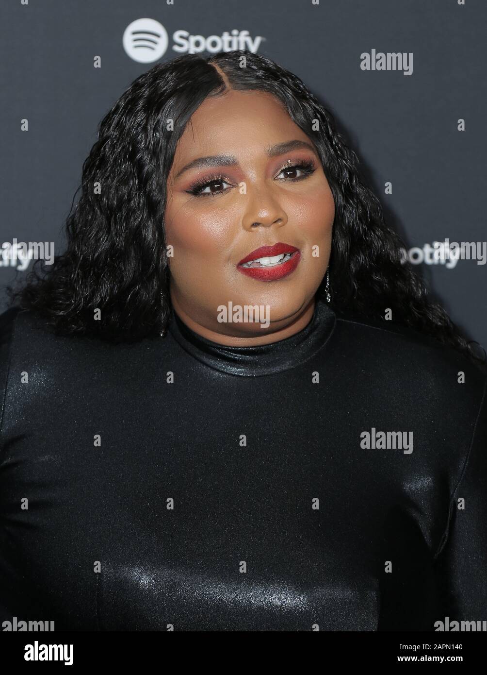 Los Angeles, USA. 23rd Jan, 2020. Lizzo walking the red carpet at the ...