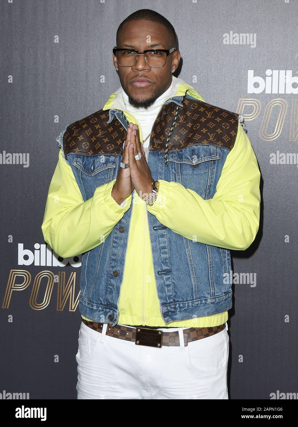 Los Angeles, USA. 23rd Jan, 2020. RoccStar arrives at the 2020 ...