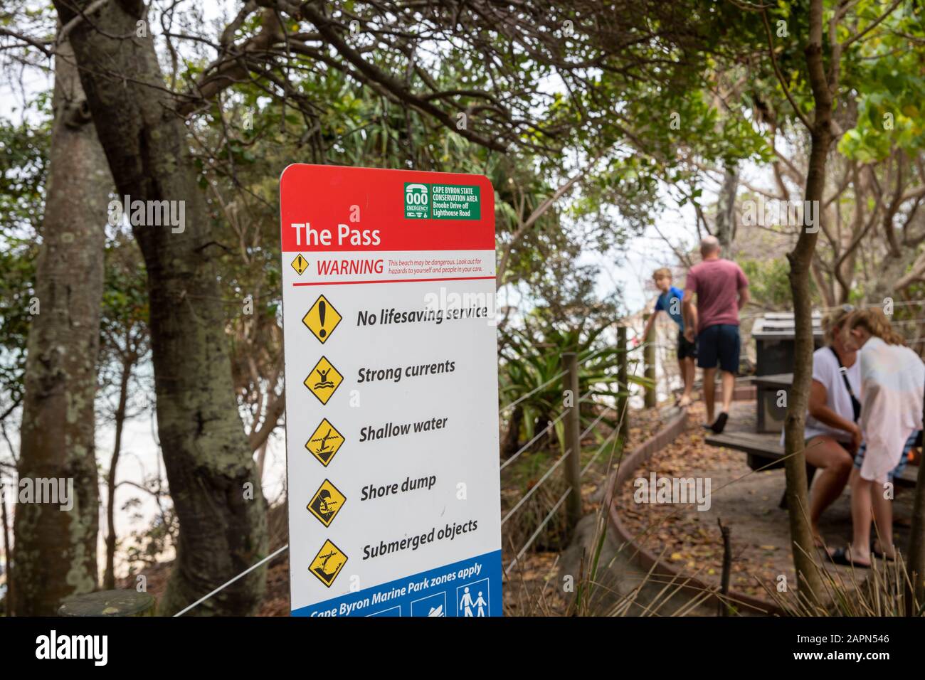 The Pass beach at Byron Bay in New South Wales,Australia Stock Photo ...