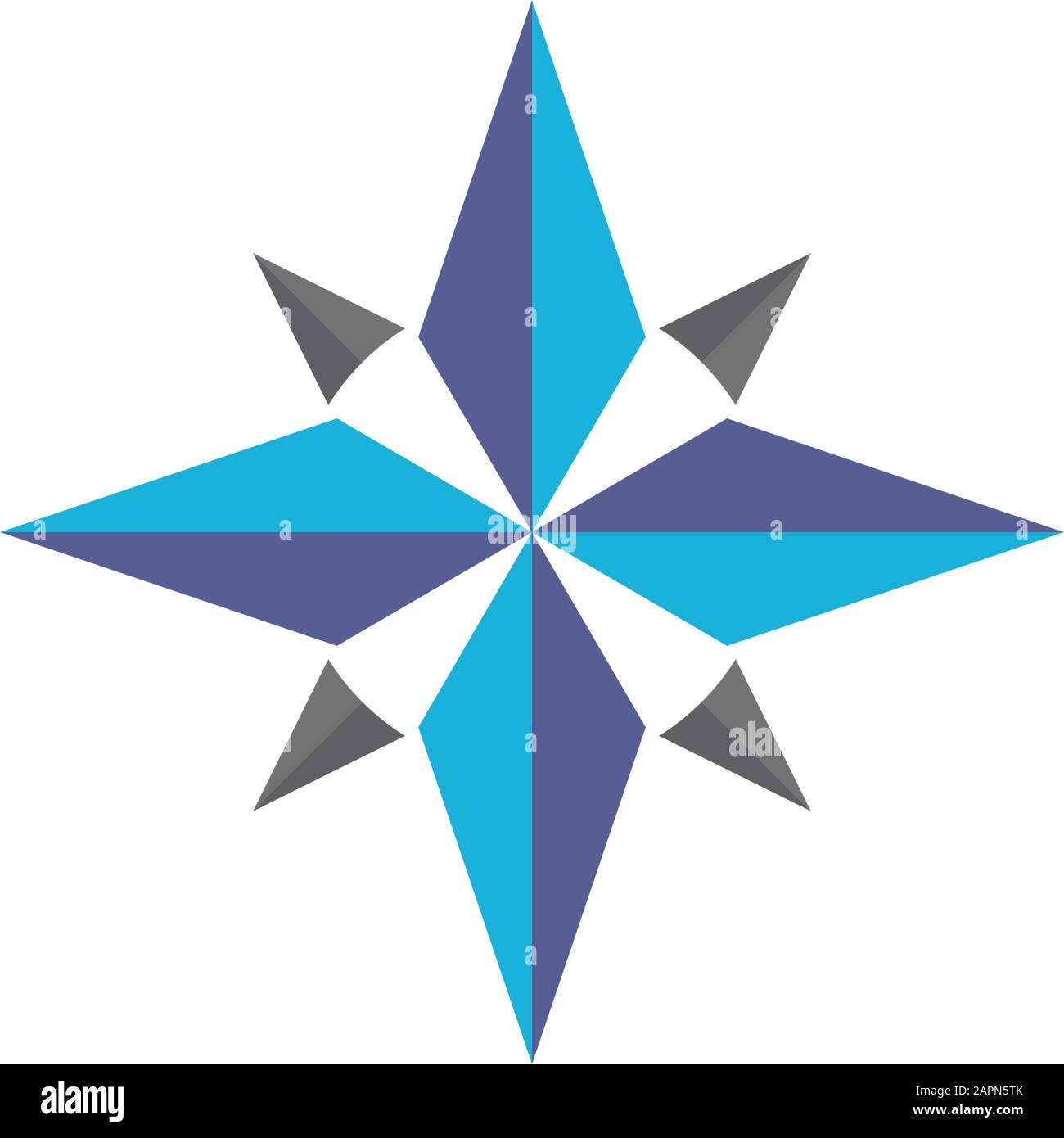 Compass template logo vector image Stock Vector Image & Art - Alamy