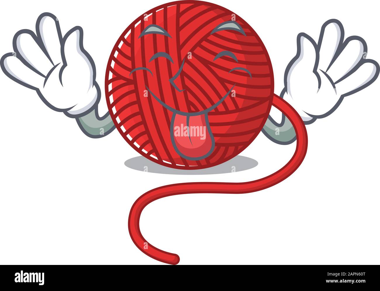 Ball wool needles cut out Stock Vector Images - Alamy