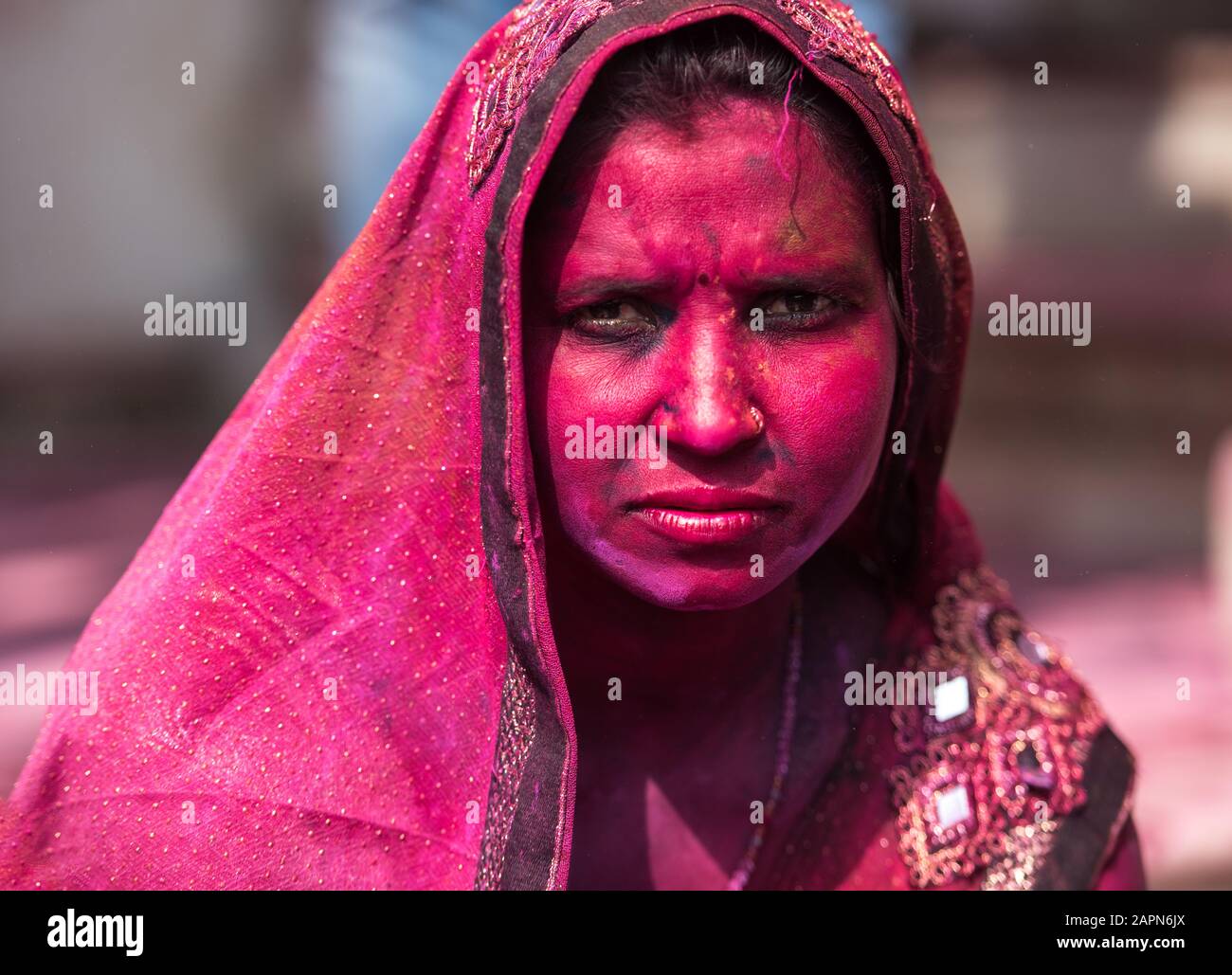 Indian woman smeared hi-res stock photography and images - Alamy