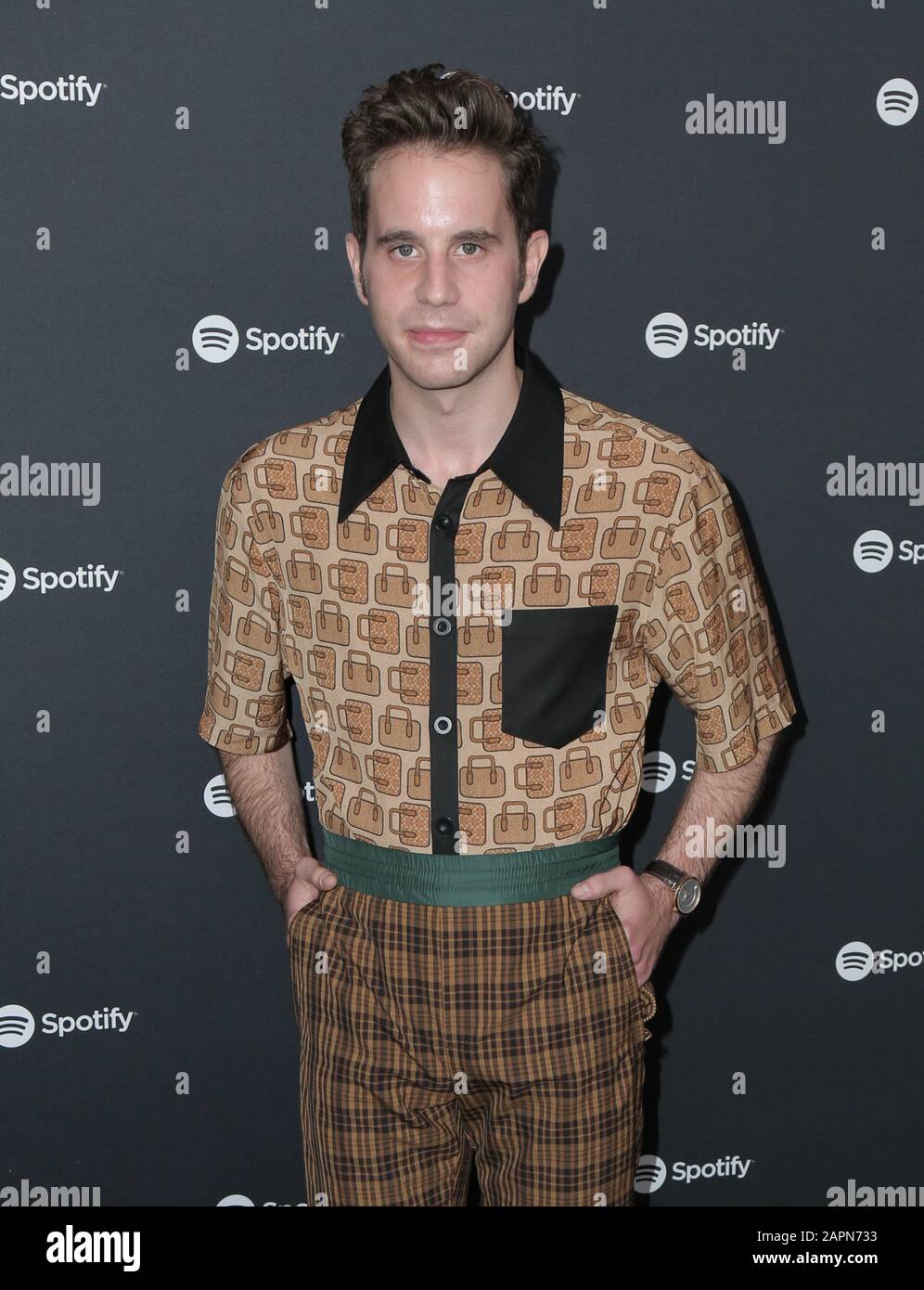 Ben Platt walking the red carpet at the Spotify Hosts "Best New Artist ...