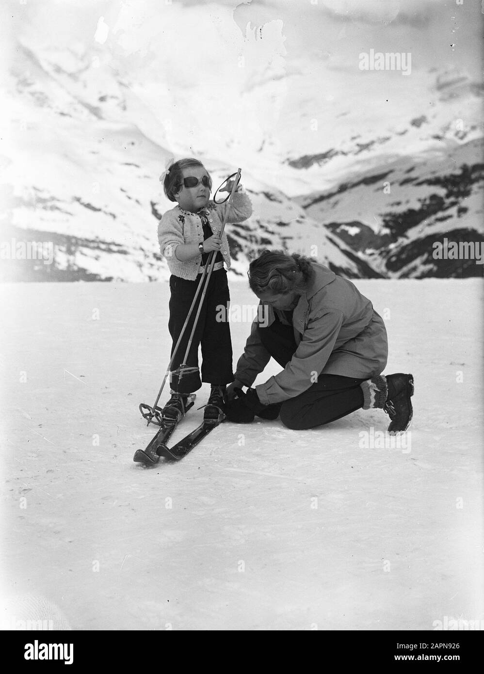 Royal family in Switzerland Date: April 7, 1947 Location: Switzerland ...