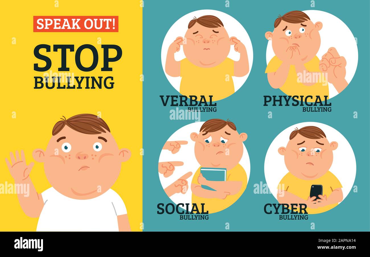 Stop bullying concept Stock Vector Image & Art - Alamy