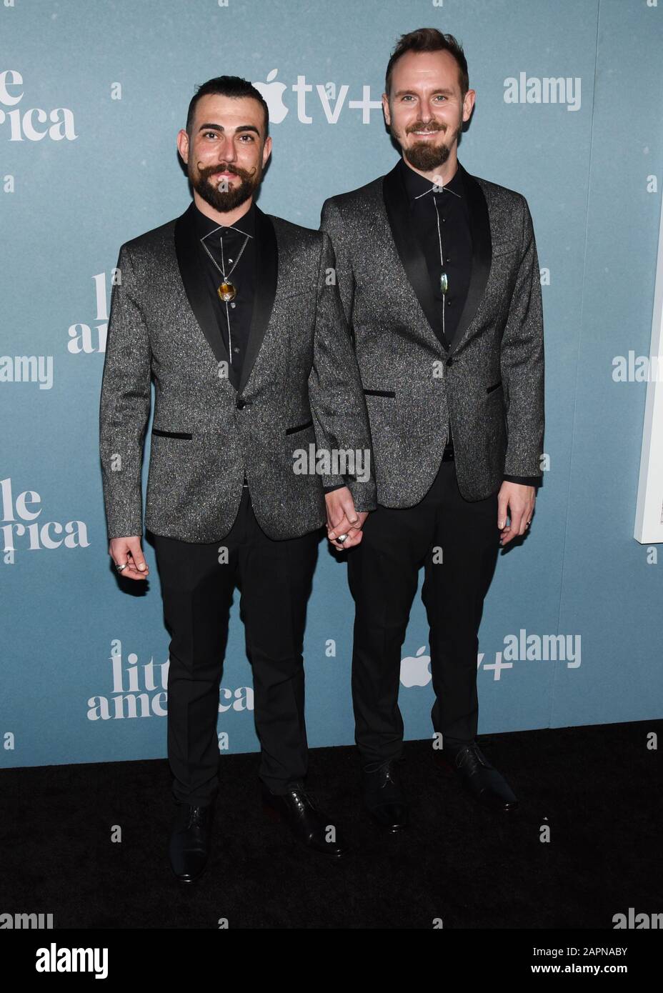 January 23, 2020, Wesy Hollywood, CA, USA: Ian Guthrie and Shadi Ismail ...