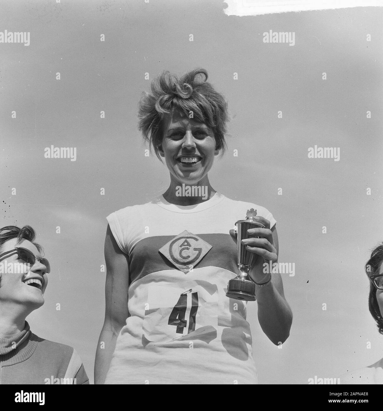 Athletics championship amsterdam Black and White Stock Photos & Images ...