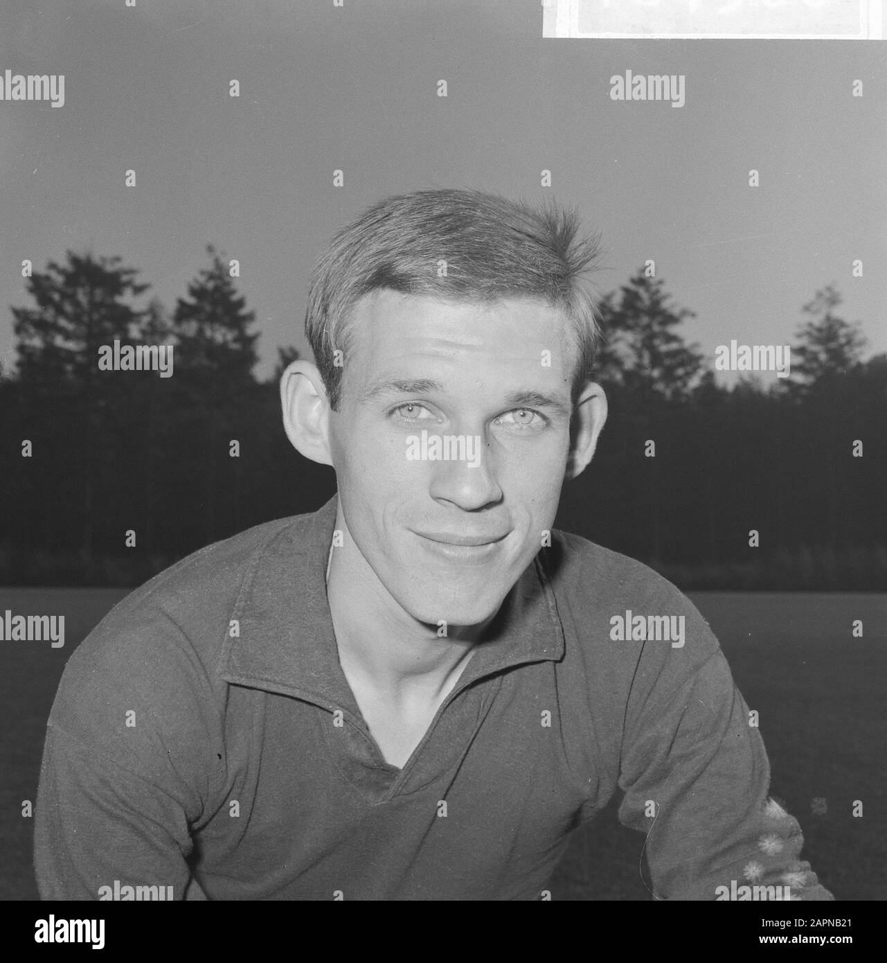 Portraits of footballers Footballer Hans Venneker of the Rotterdam ...