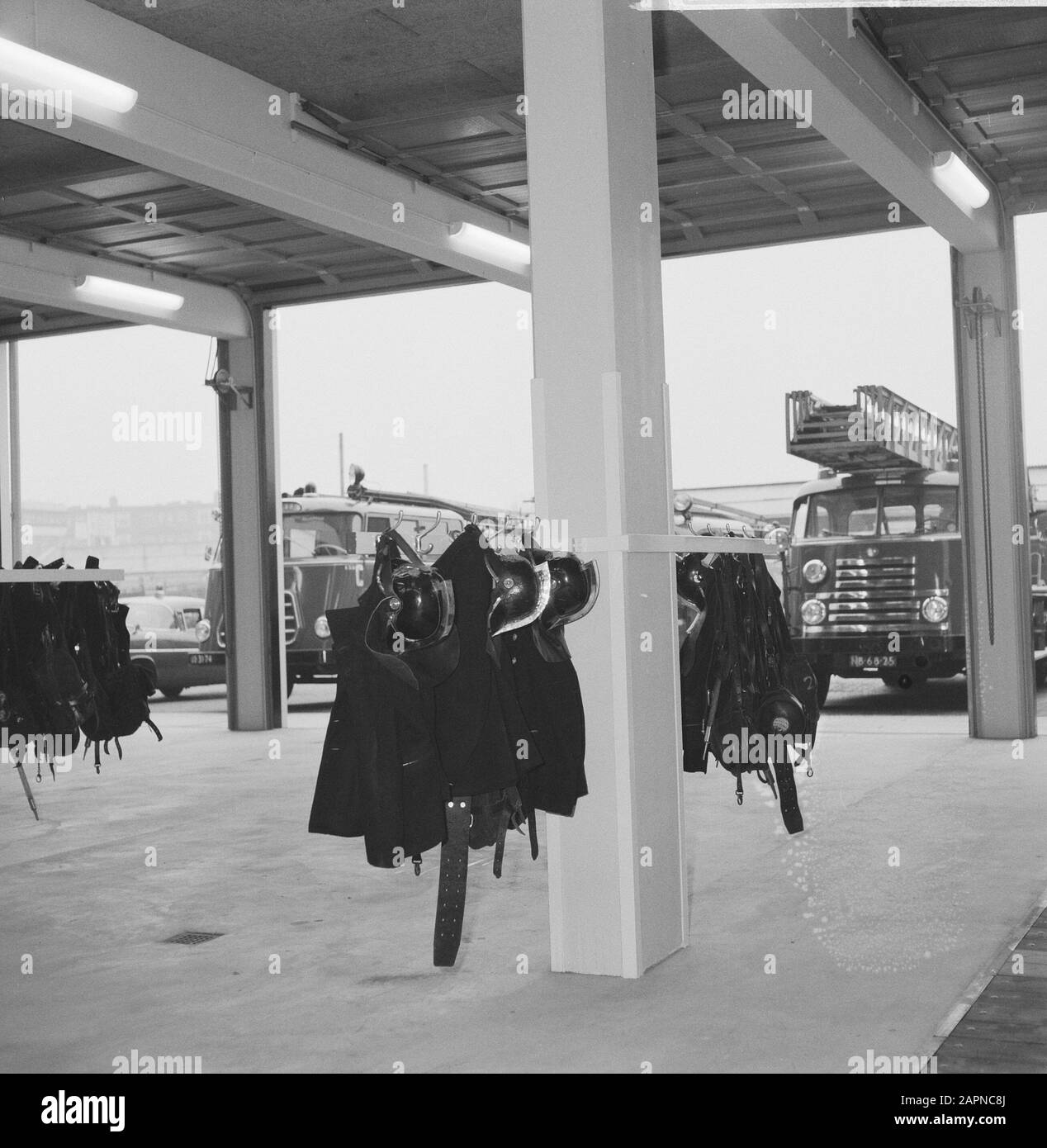 Fire station readiness Black and White Stock Photos & Images - Alamy