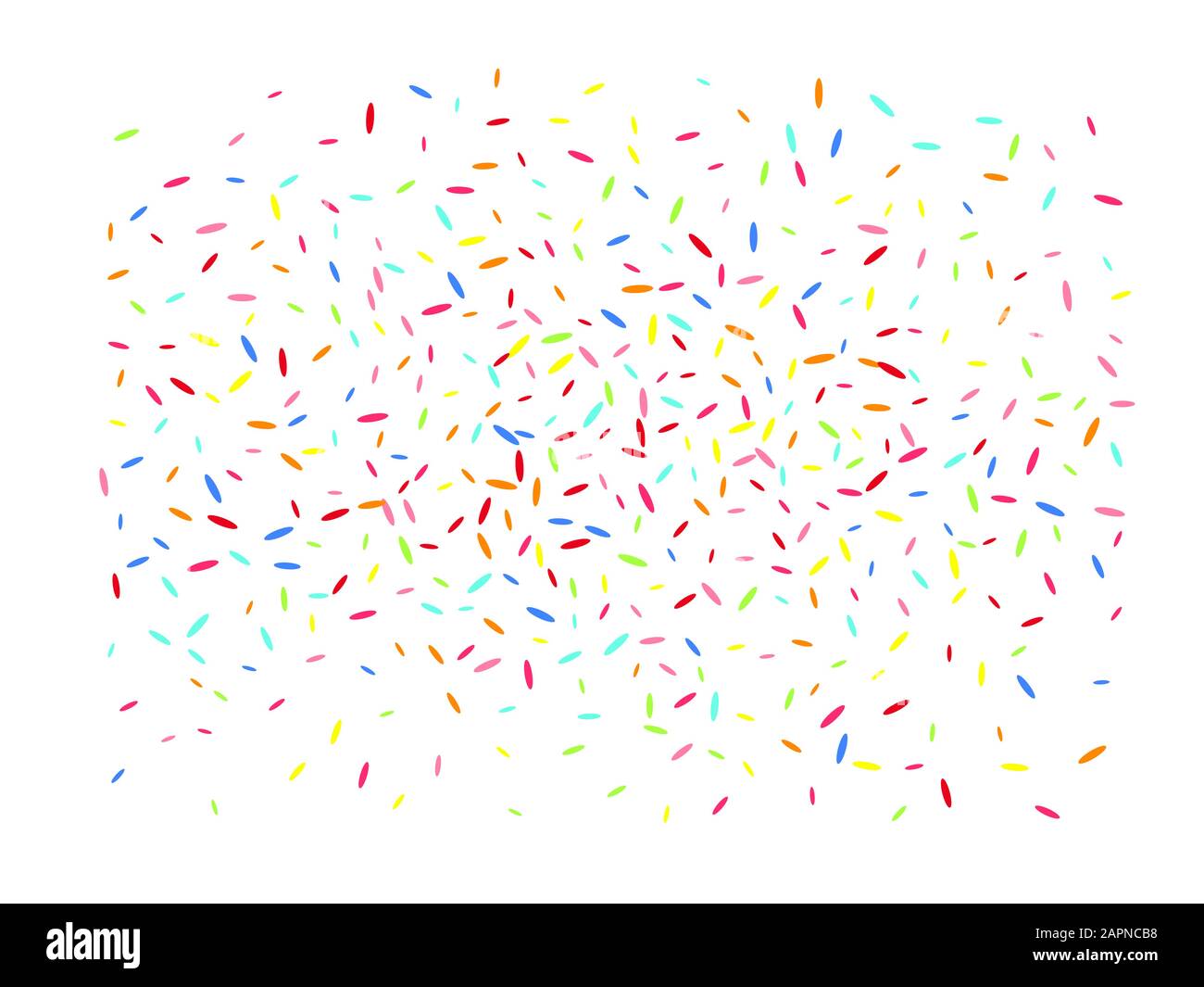 Multicolor hexagonal shapes wide. Confetti of light backgrounds ...