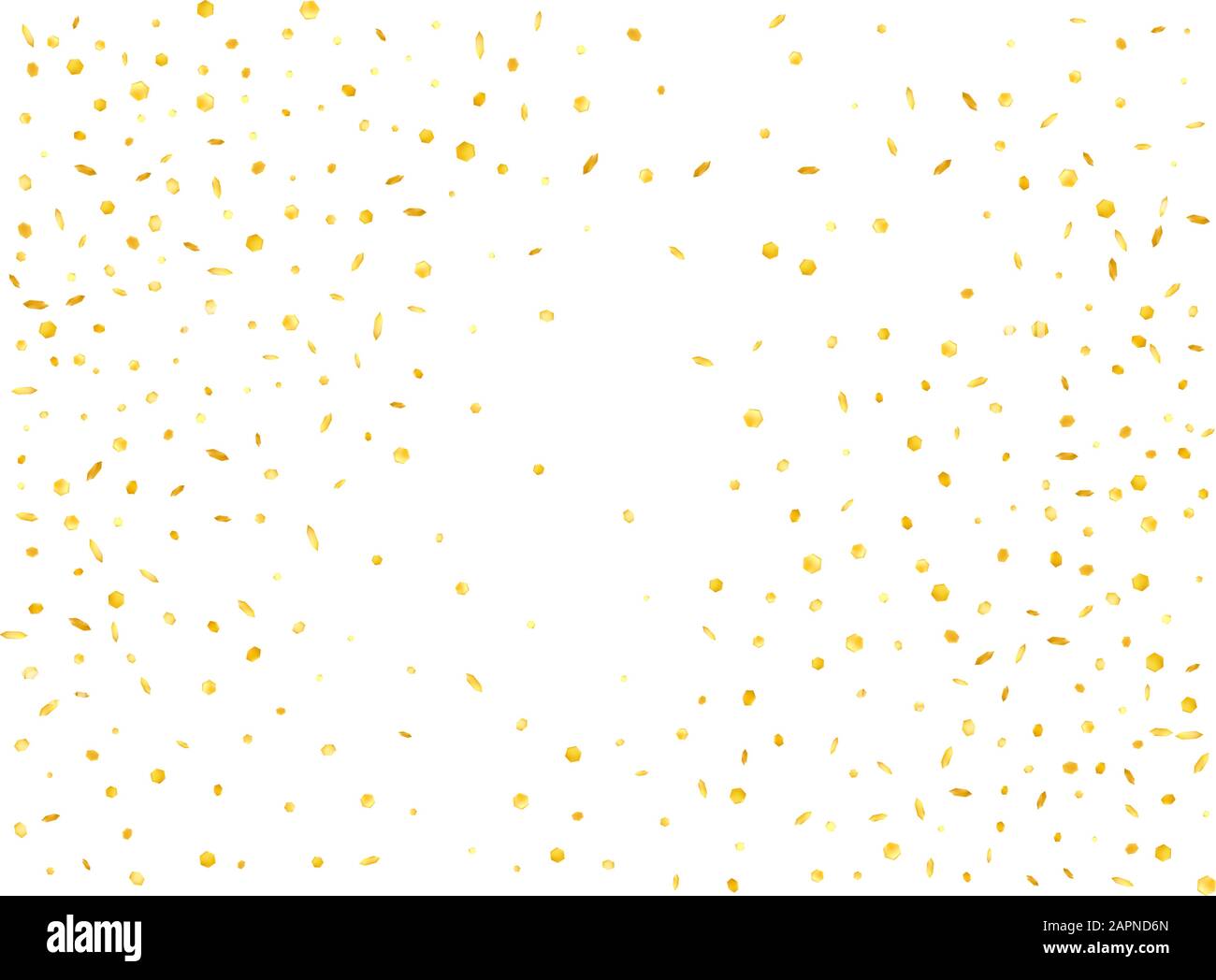 Golden confetti vector vectors hi-res stock photography and images - Alamy