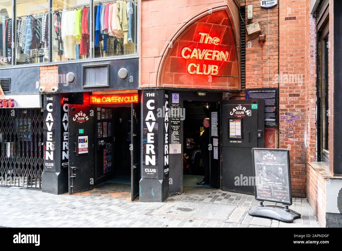 The Cavern Club is a nightclub in Liverpool, England, that famously ...