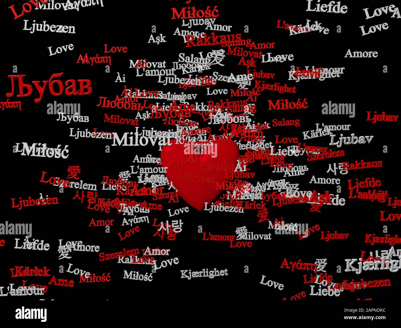Love In Different Languages Wallpaper