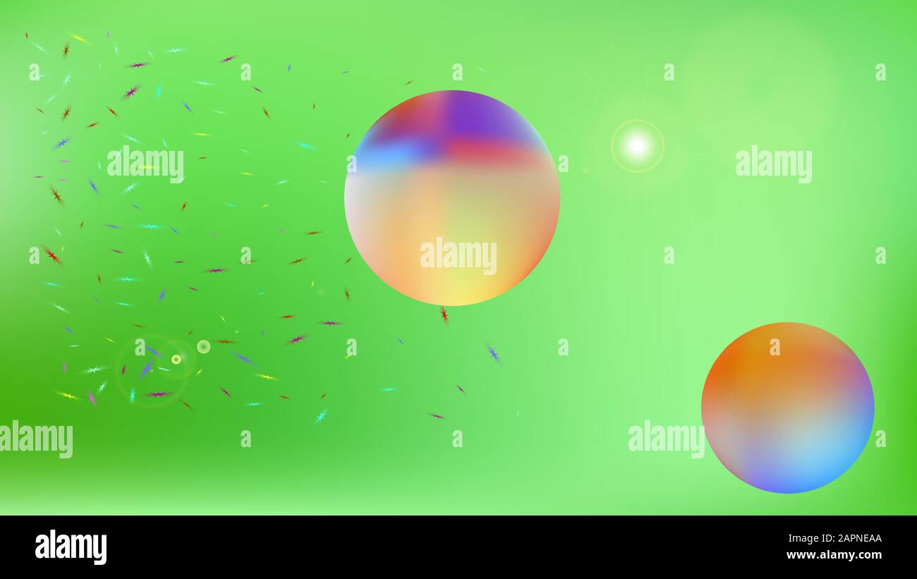 Cool space fantasy. Creative colorific illustration mesh. Background ...