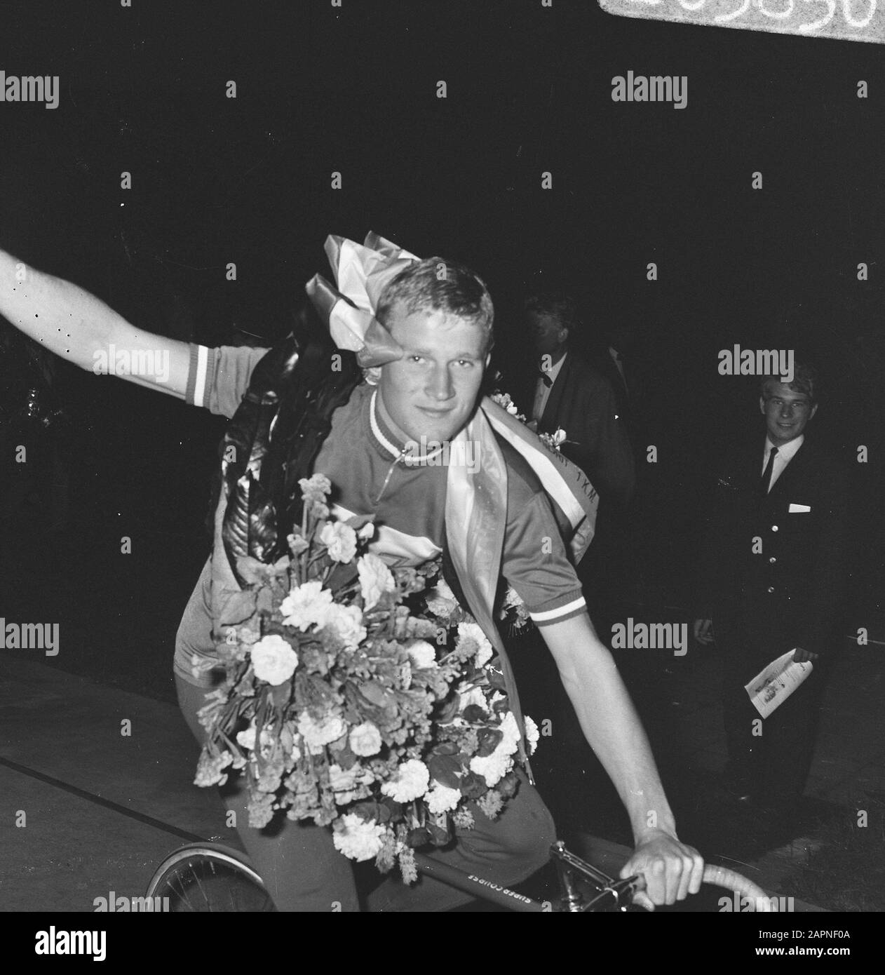 Dutch Championships Cycling on track in the Olympic Stadium. Klaas Balk ...