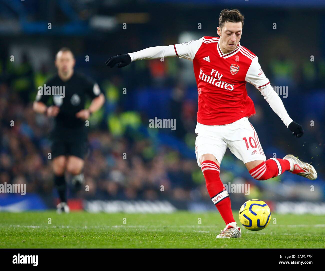 LONDON, UNITED KINGDOM. JANUARY 21: Mesui Ozil of Arsenal in action ...