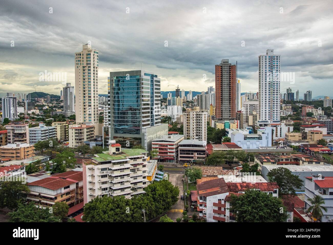 Blue sky clouds panama hi-res stock photography and images - Alamy