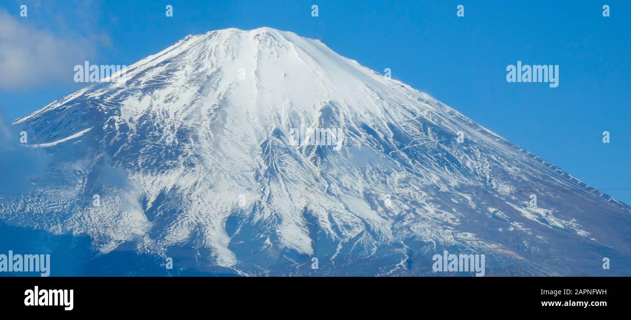 View of Mt. Fuji in sunny day. Mount Fuji has been a sacred site for ...