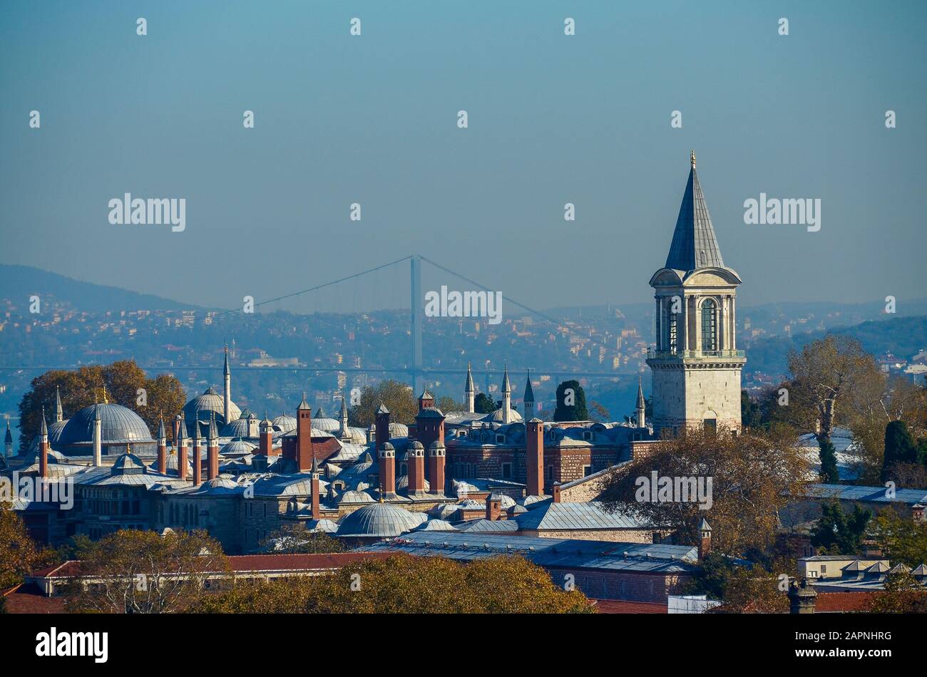 Panorama of the old center of Istanbul, Turkey Stock Photo - Alamy