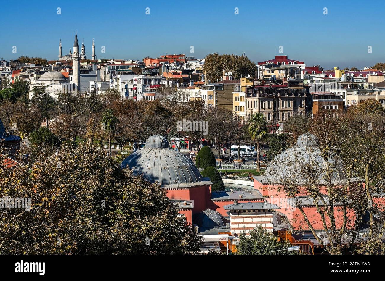 Panorama of the old center of Istanbul, Turkey Stock Photo - Alamy