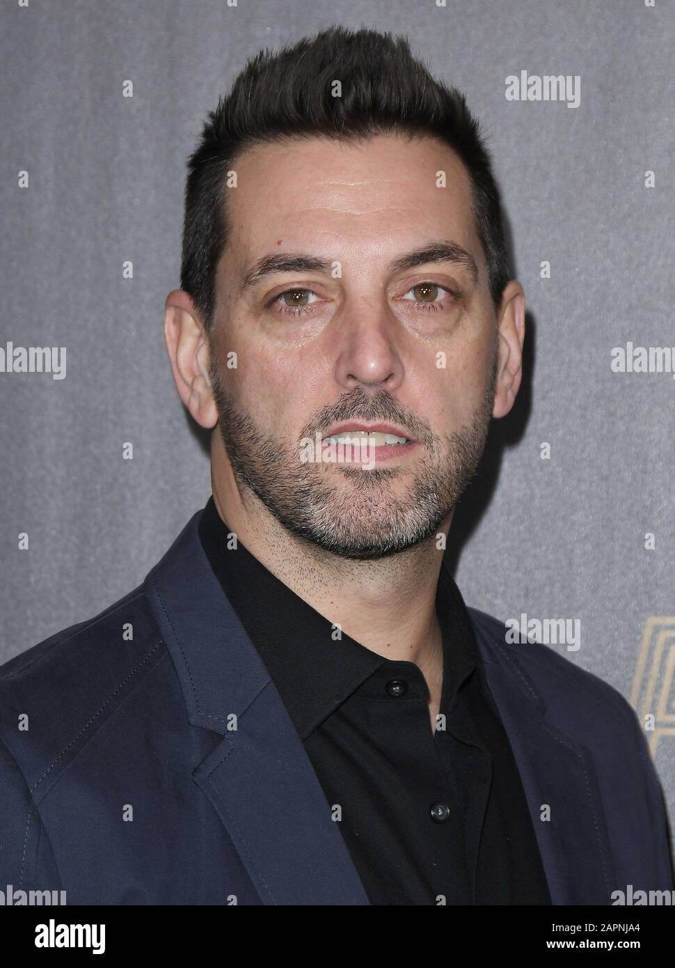 Los Angeles, USA. 23rd Jan, 2020. Brad Navin arrives at the 2020 ...