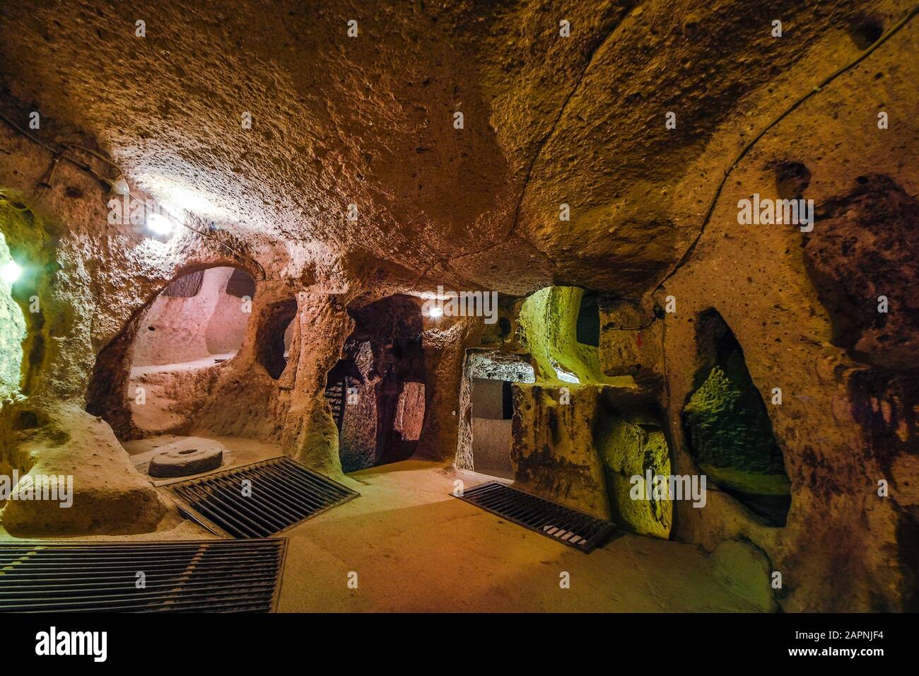 Kaymakli Underground City is contained within the citadel of Kaymakli ...