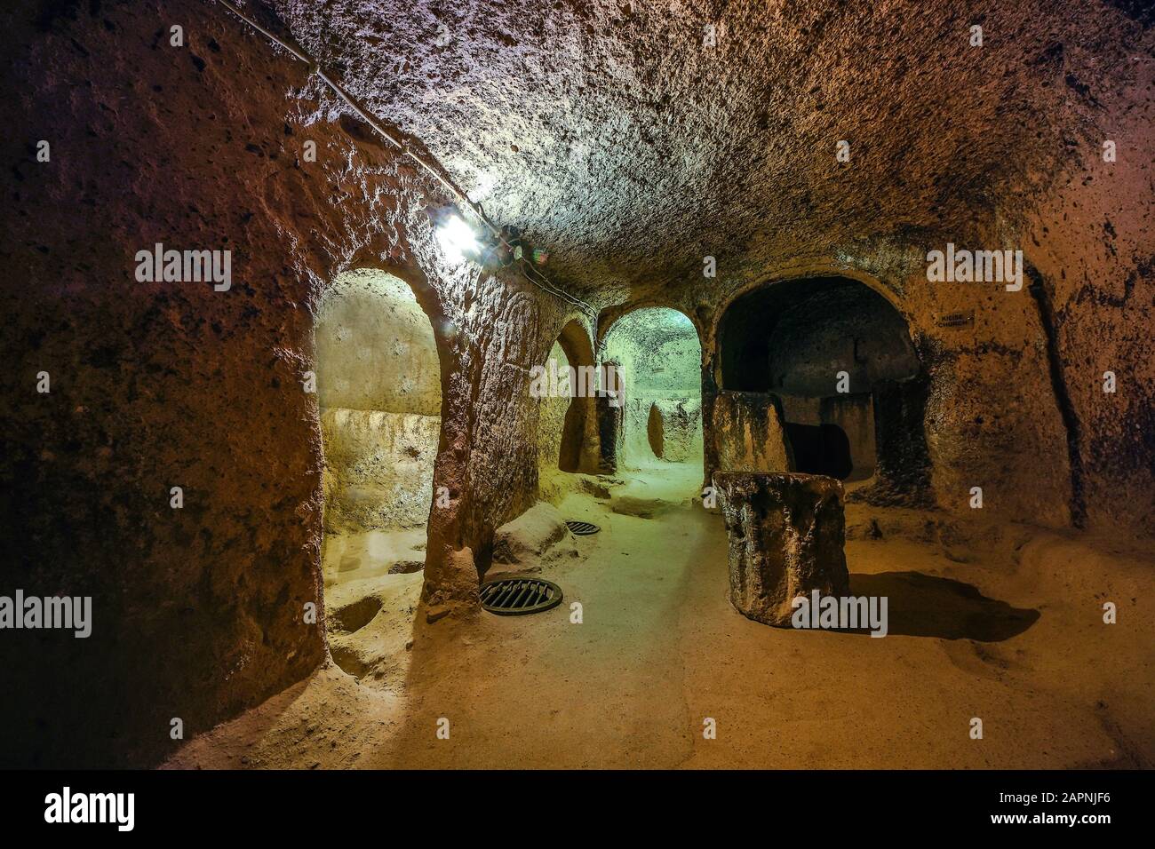 Kaymakli Underground City is contained within the citadel of Kaymakli ...