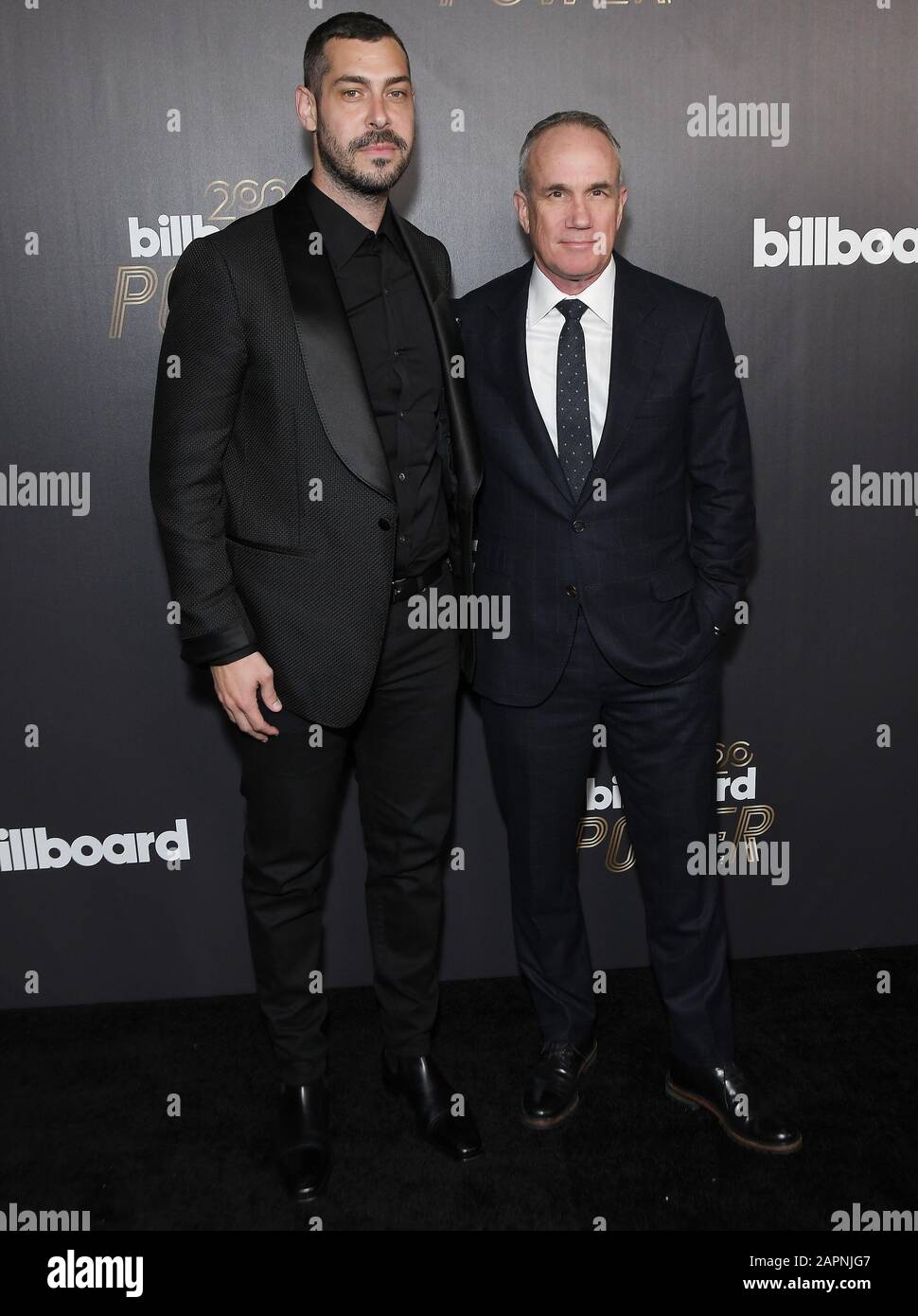 Los Angeles, USA. 23rd Jan, 2020. (L-R) Aaron Bay-Schuck, and Tom ...