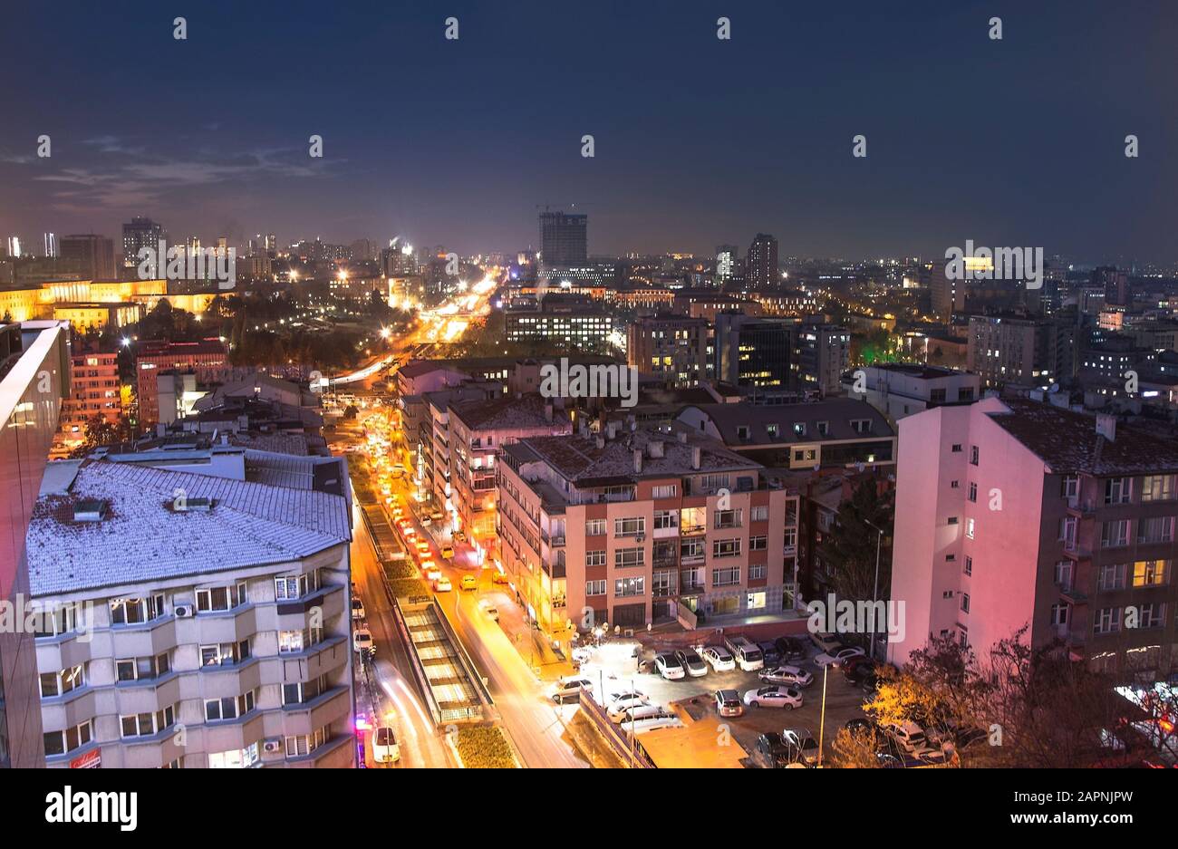 Panoramic Ankara and city center Stock Photo - Alamy