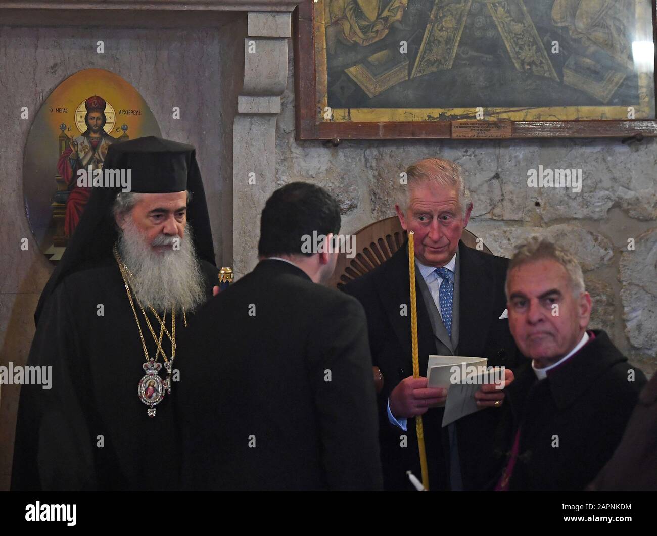 The Prince of Wales during an ecumenical service at the Church of the ...