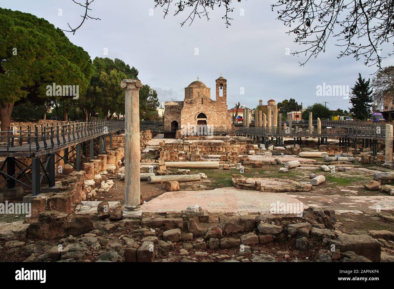 Church paphos old town hi-res stock photography and images - Alamy