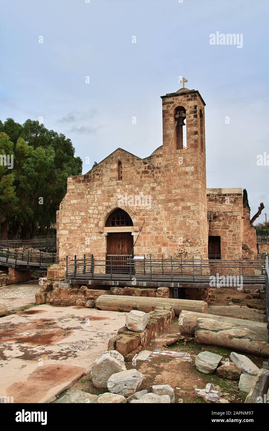 The ancient church in Paphos, Cyprus Stock Photo - Alamy
