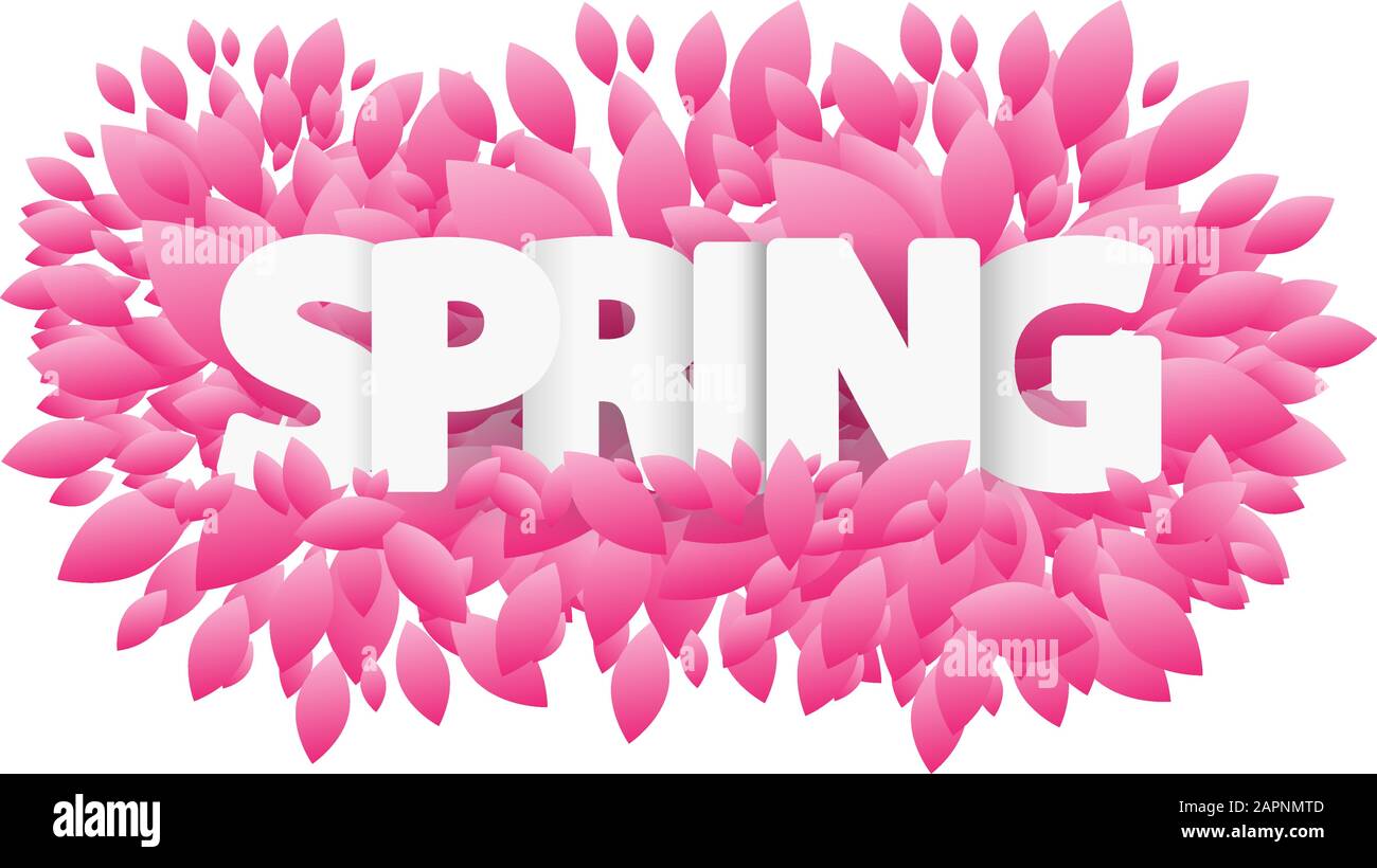 Pink leaves Stock Vector Images - Alamy