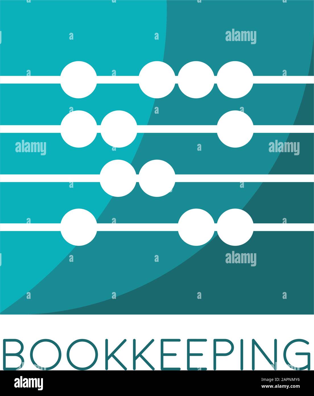 Vector sign abacus, bookkeeping concept Stock Vector Image & Art - Alamy