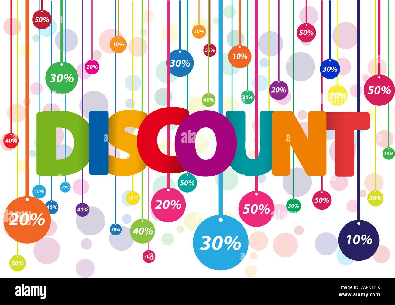 Vector discounts cover with text Stock Vector Image & Art - Alamy