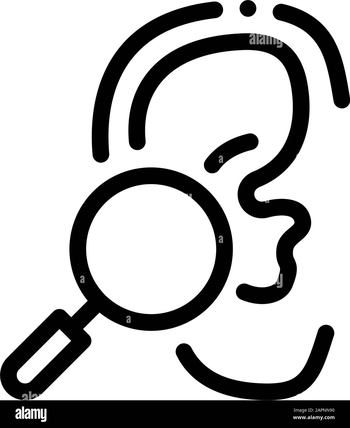 Hearing Test Icon Vector Outline Illustration Stock Vector Image & Art ...