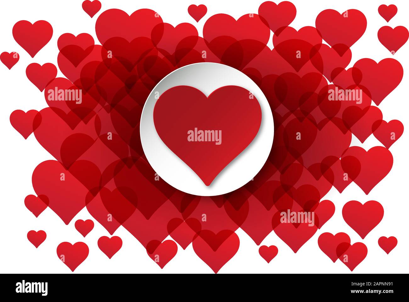 Love postcard Stock Vector Images - Alamy