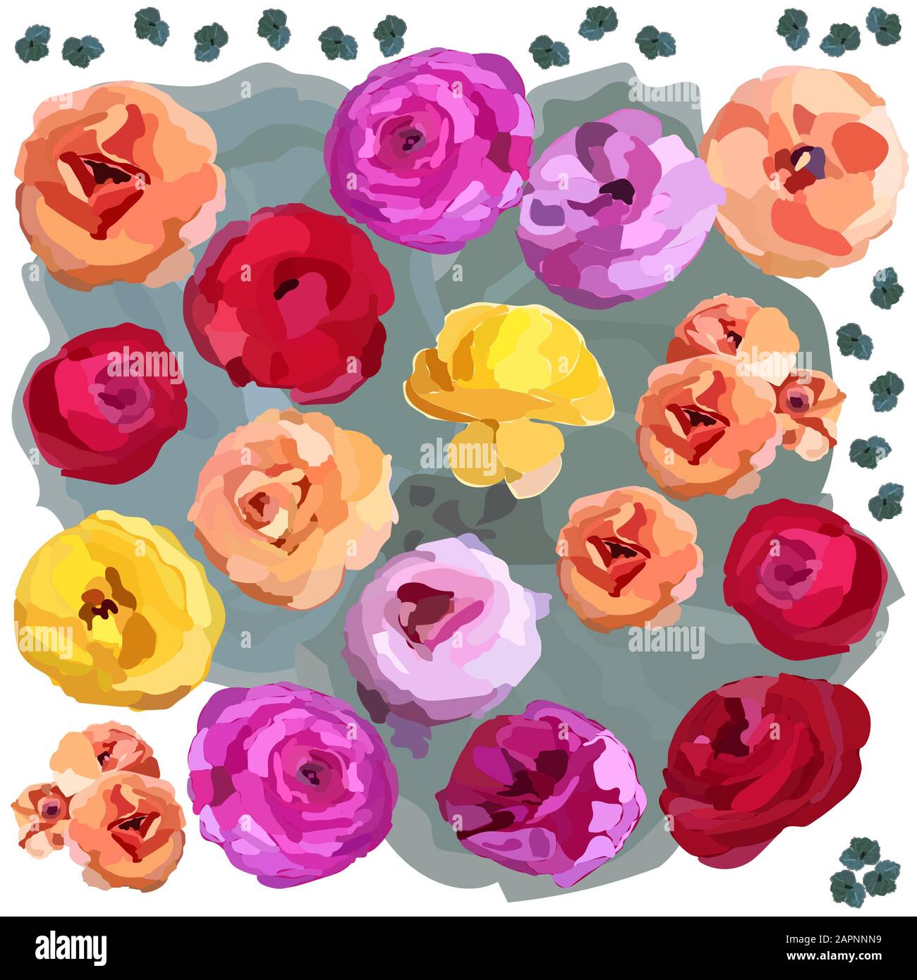 Rose wall texture background Cut Out Stock Images & Pictures - Alamy