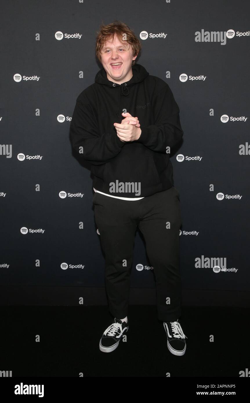 23 January 2020 - Los Angeles, California - Lewis Capaldi. The Spotify ...