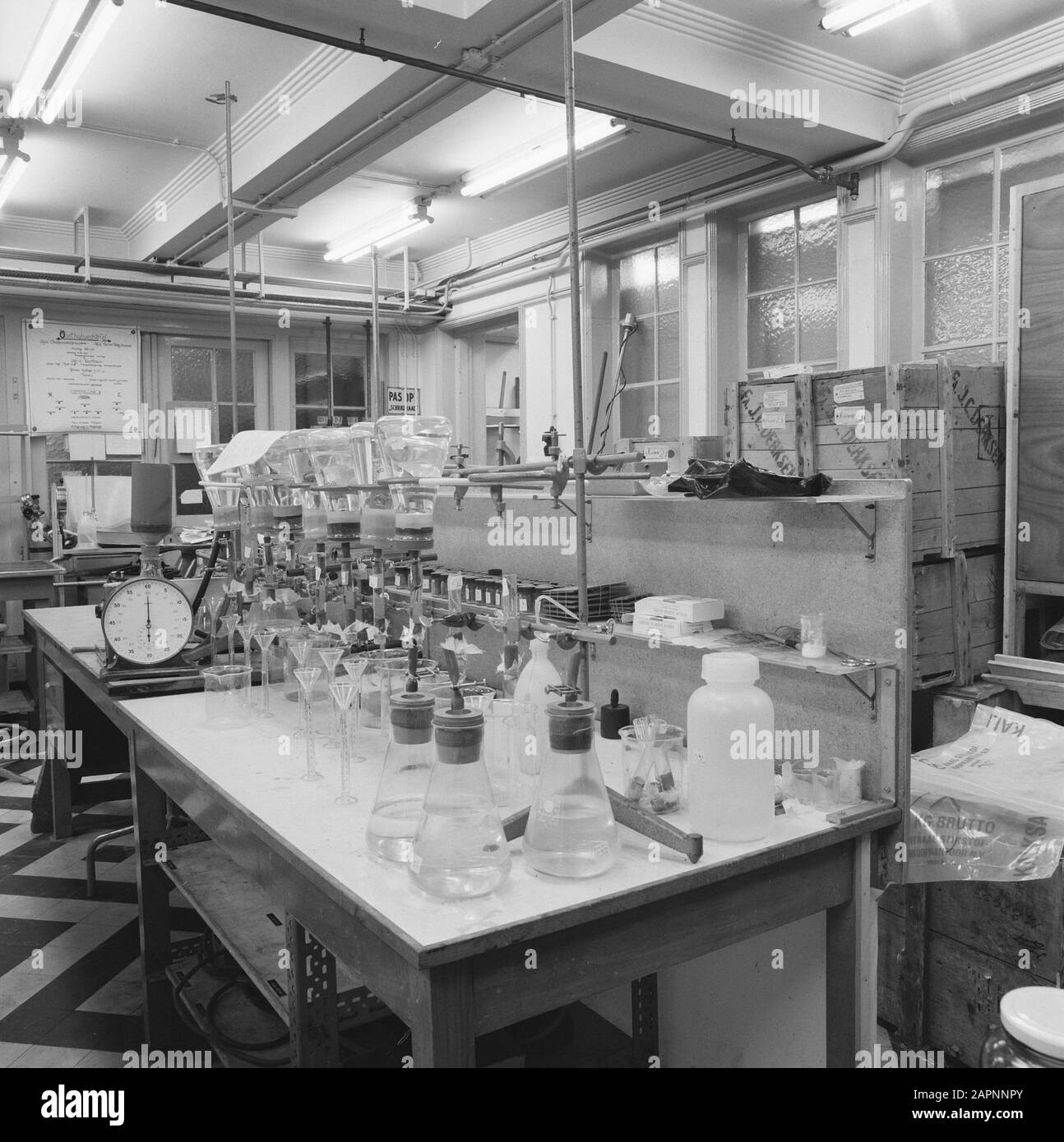 Interior for water and science Black and White Stock Photos & Images ...