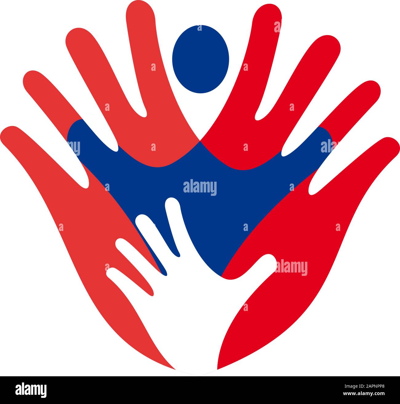 Solidarity concept, hand and child Stock Vector Image & Art - Alamy