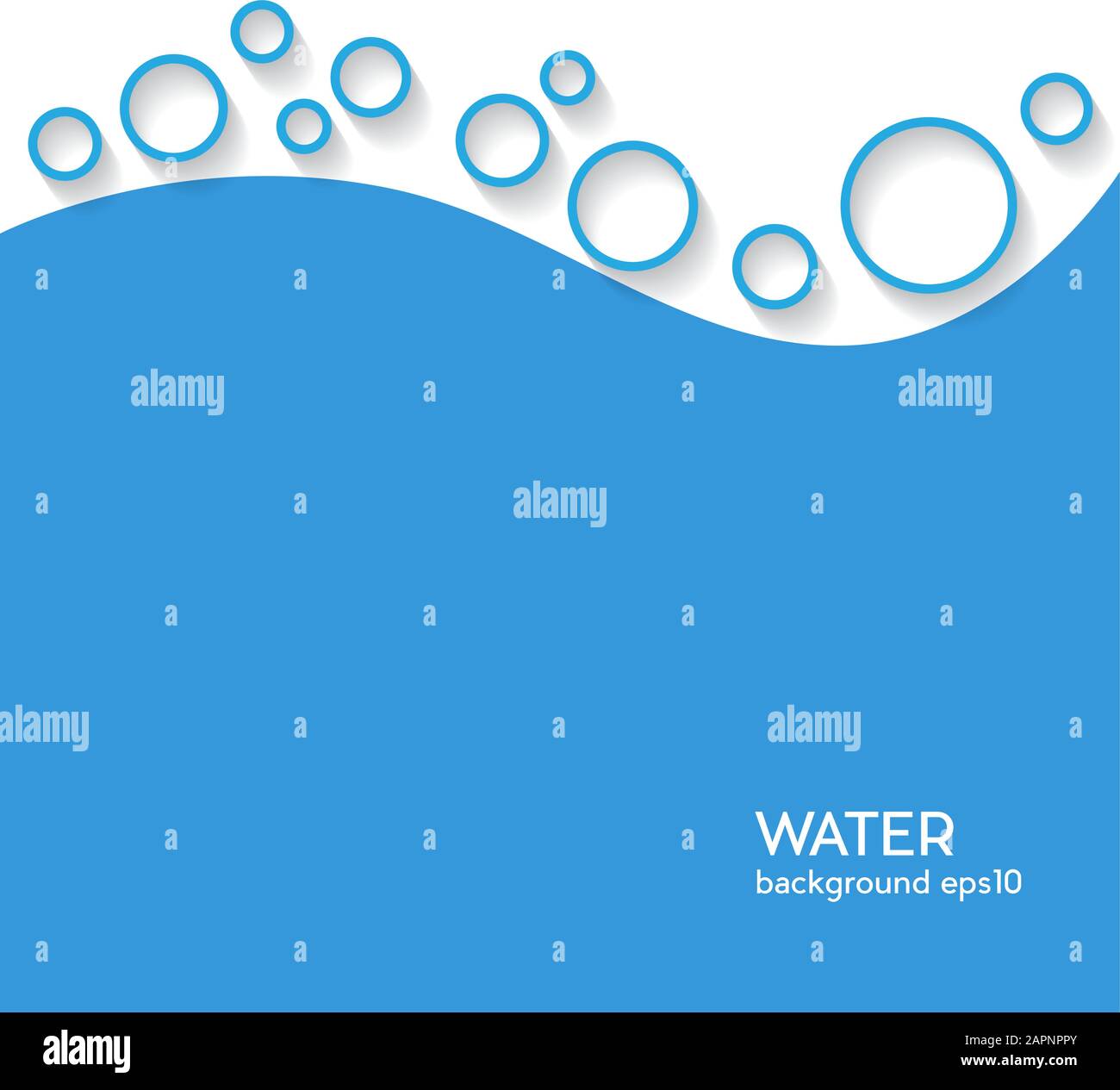 Vector water background Stock Vector Image & Art - Alamy