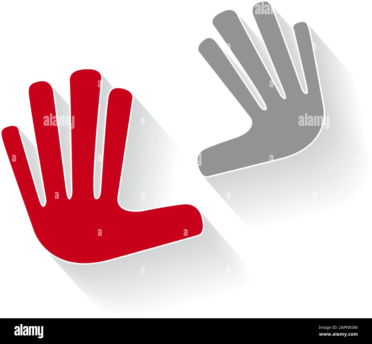 Vector hands touching Stock Vector Image & Art - Alamy