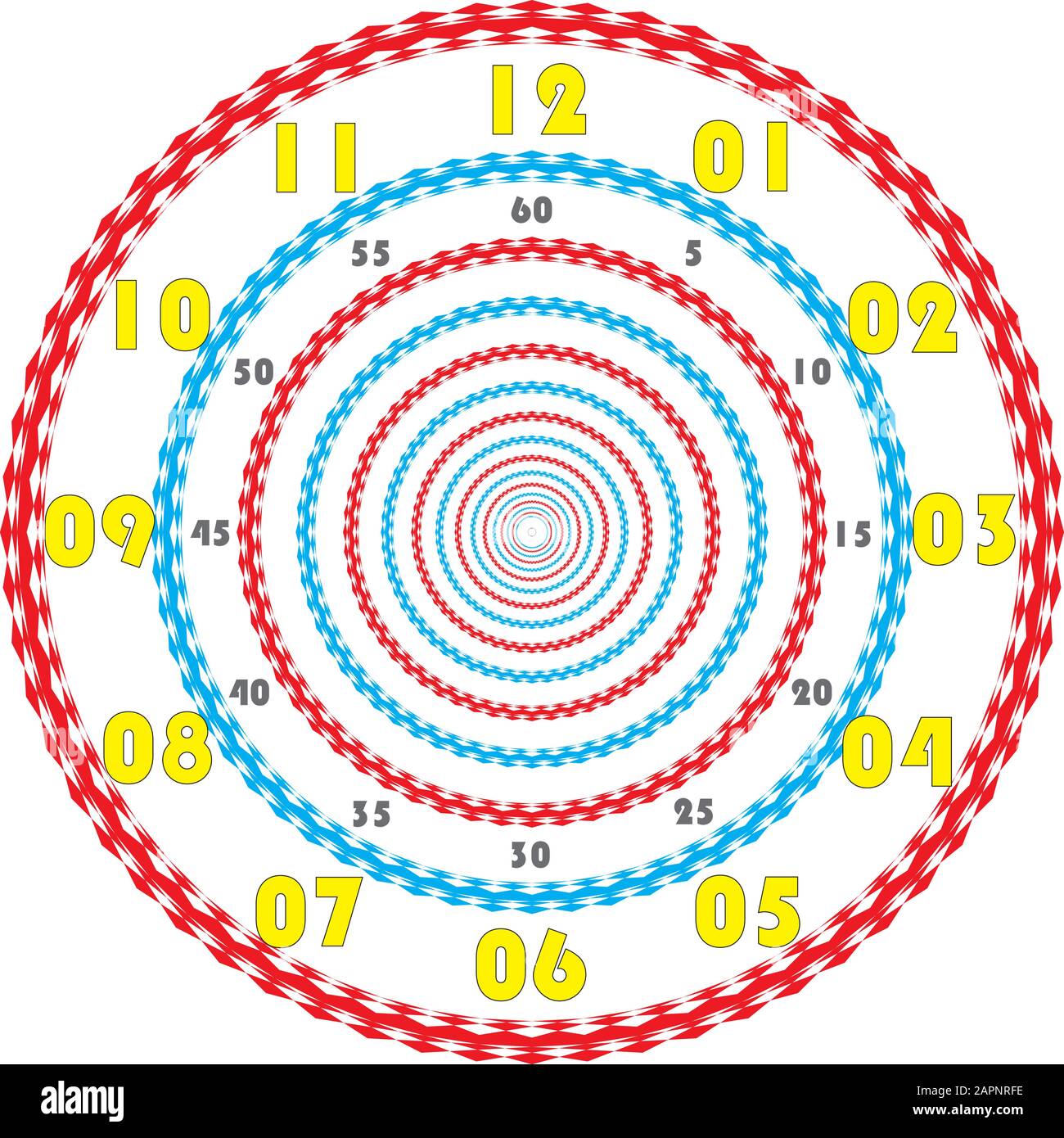 Ornamental iron clock Stock Vector Images - Alamy